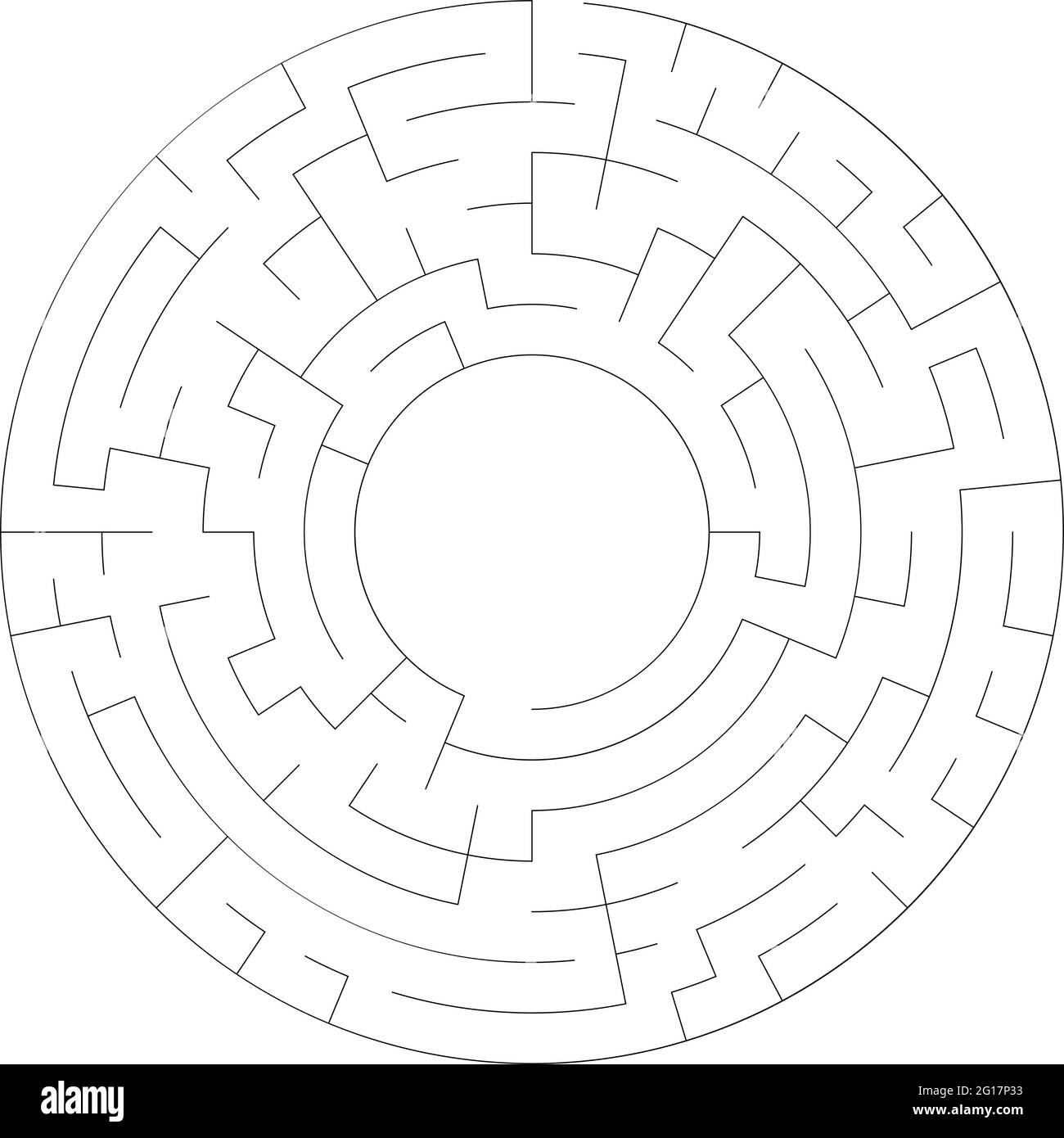 Solvable maze labyrinth vector ilustration – Stock vector illustration ...