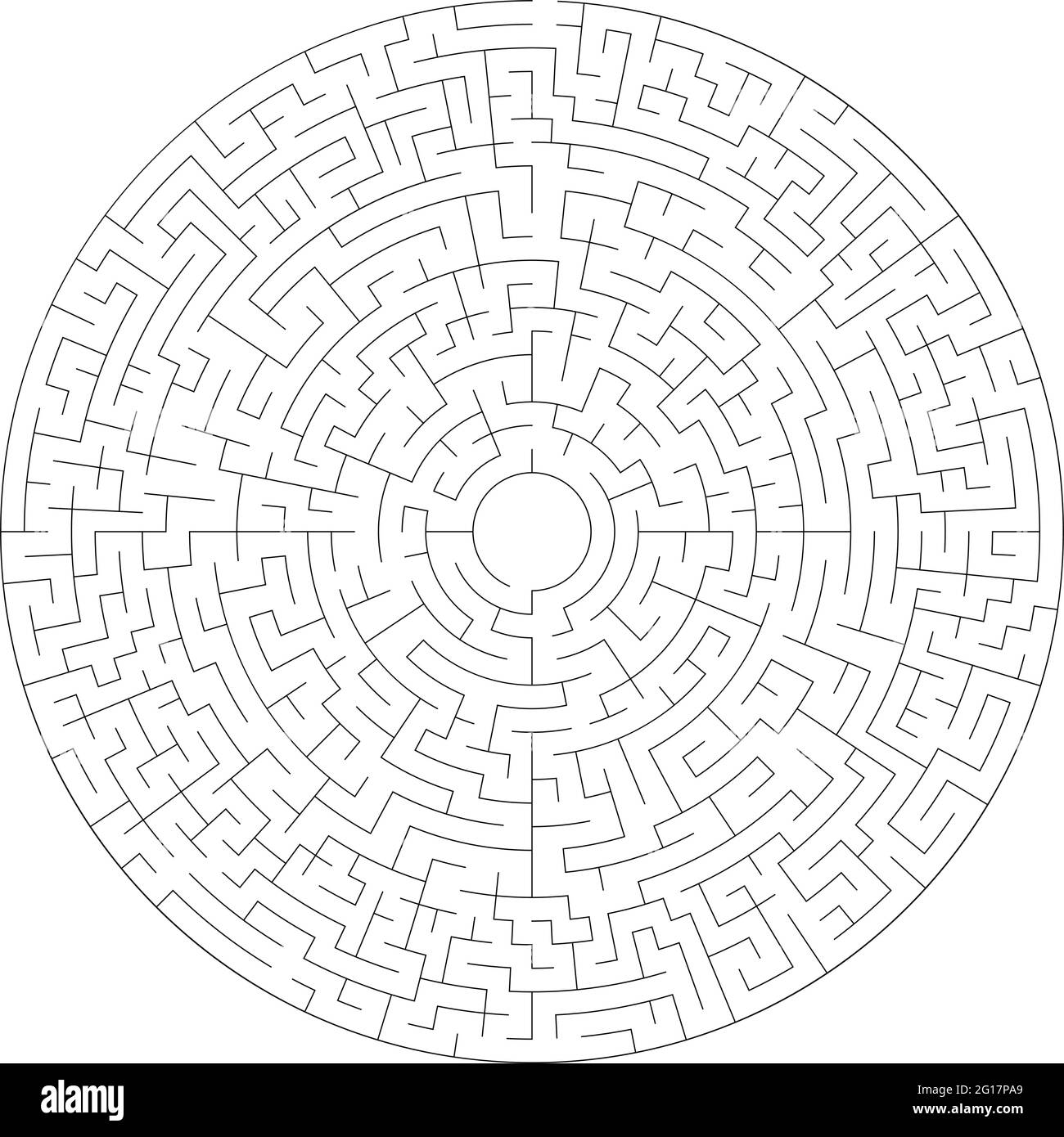 Solvable maze labyrinth vector ilustration – Stock vector illustration ...