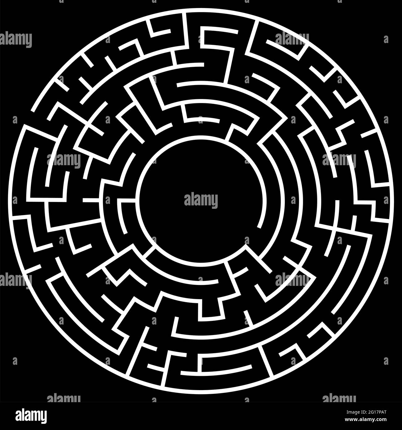 Solvable maze labyrinth vector ilustration – Stock vector illustration ...