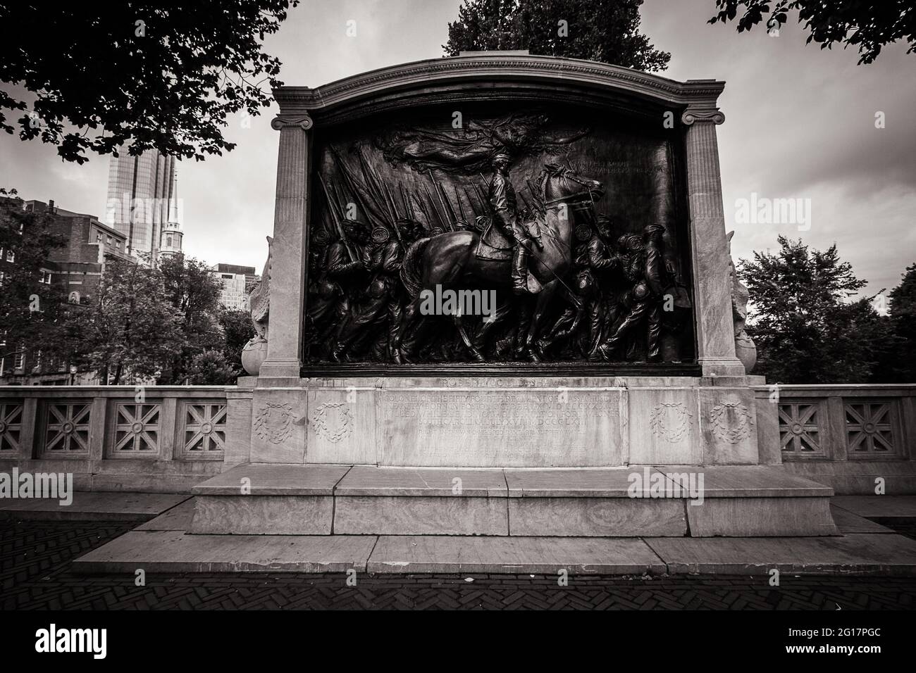 Robert gould shaw memorial hi-res stock photography and images - Alamy