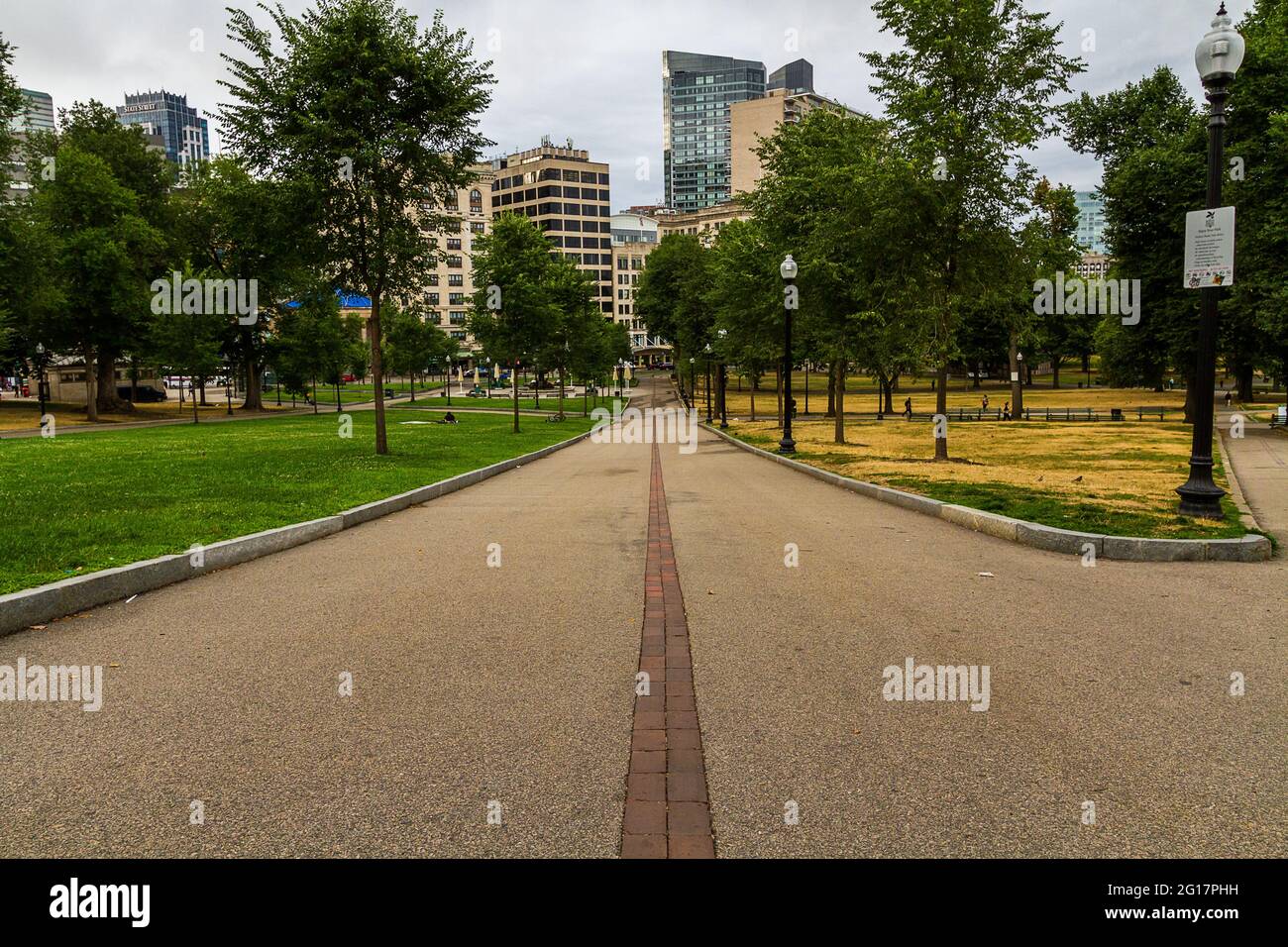 Boston common park summer hi-res stock photography and images - Alamy