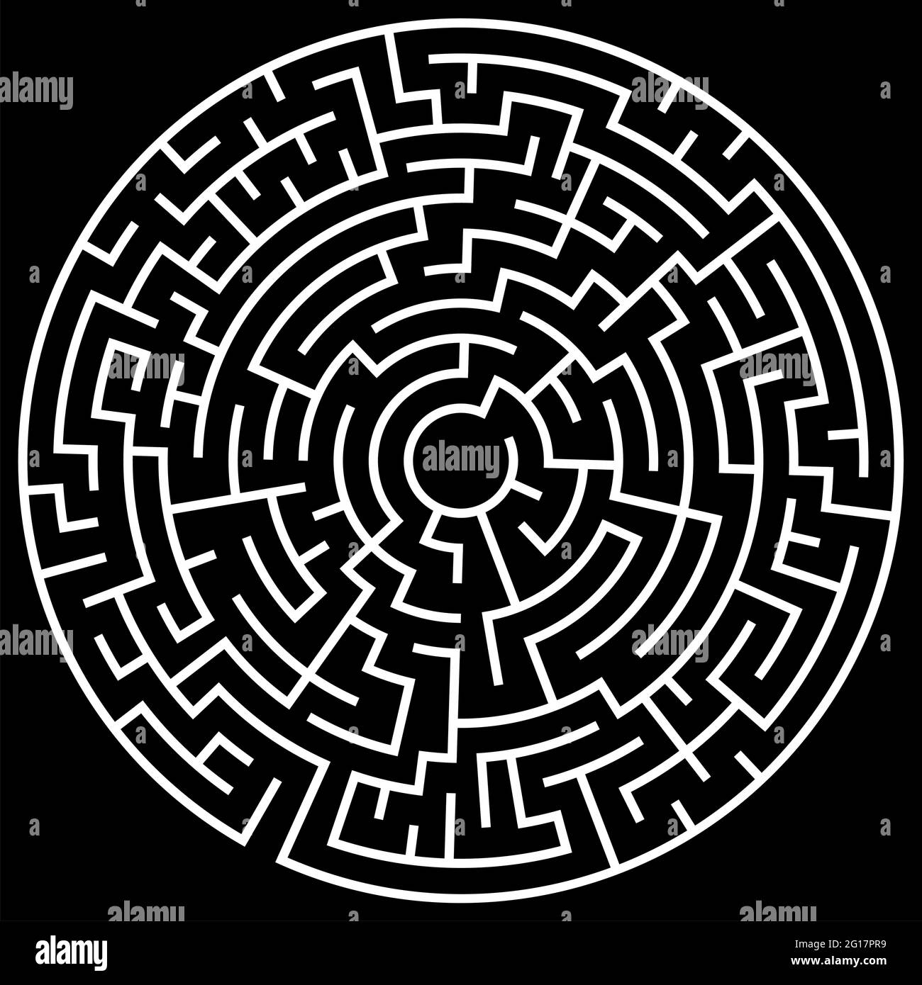 Solvable maze labyrinth vector ilustration – Stock vector illustration ...