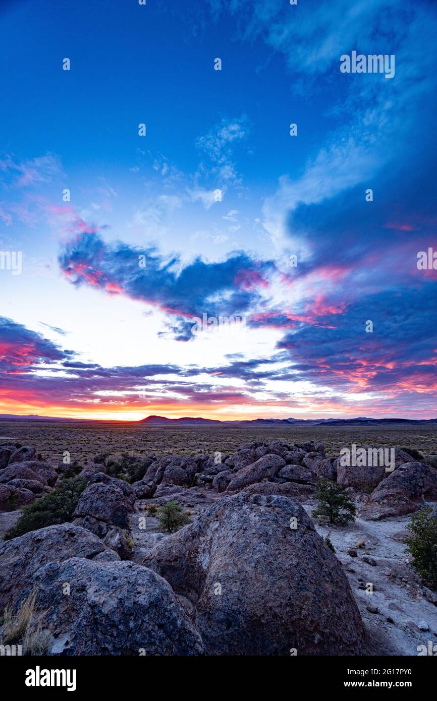 City rocks state park sunset hi-res stock photography and images - Alamy
