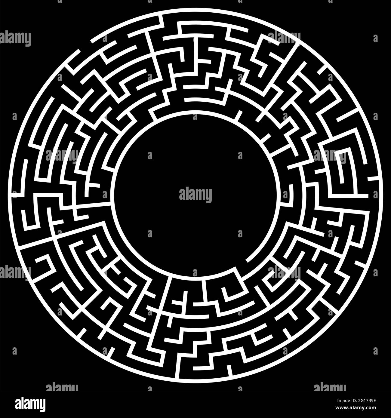 Solvable maze labyrinth vector ilustration – Stock vector illustration ...