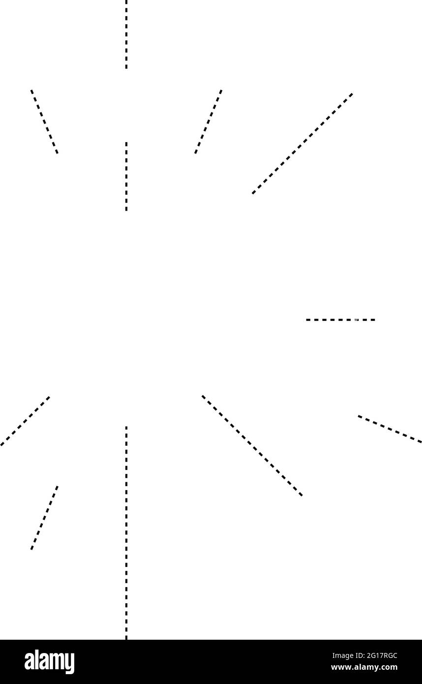 Radial lines radiance, burst, starburst, sunburst effect design element ...