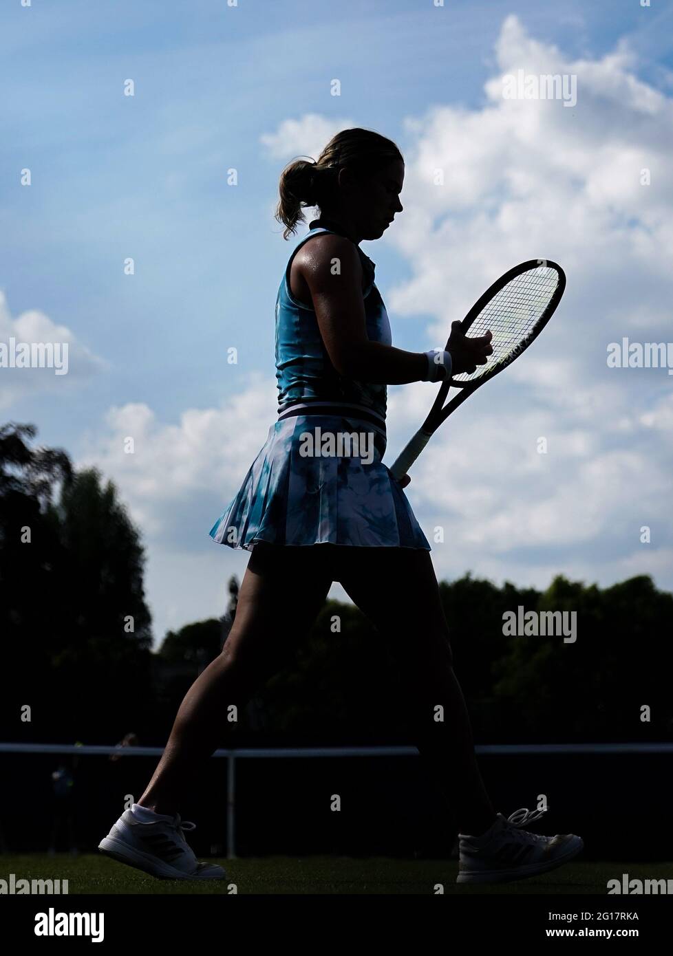 Great Britain's Sarah Beth Grey in action against Great Britain's Emily ...