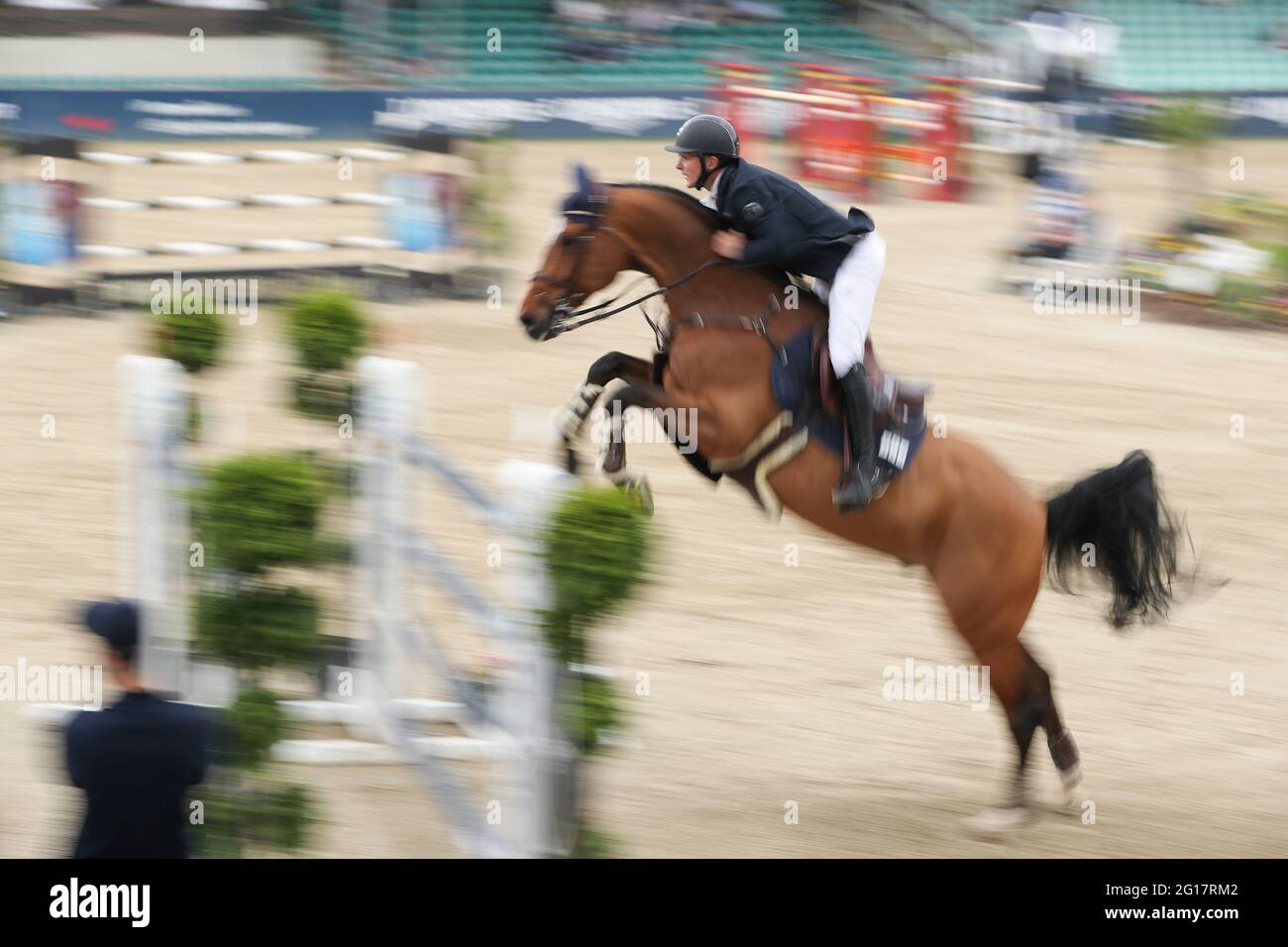 Balve, Germany. 05th June, 2021. Equestrian sport: German championship ...
