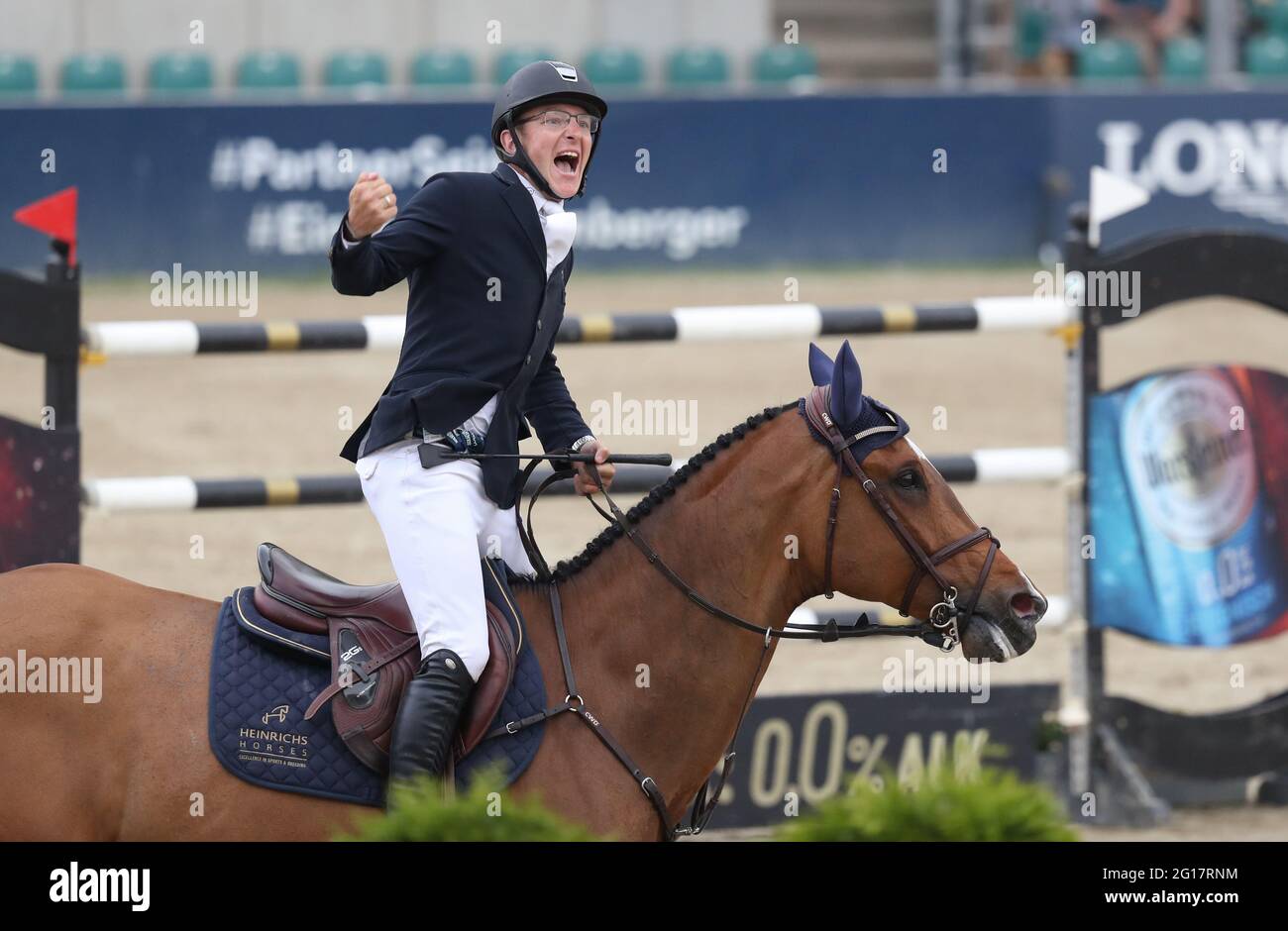 Balve, Germany. 05th June, 2021. Equestrian sport: German championship ...