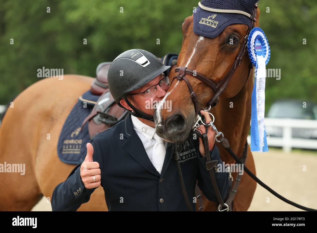Balve, Germany. 05th June, 2021. Equestrian sport: German championship ...