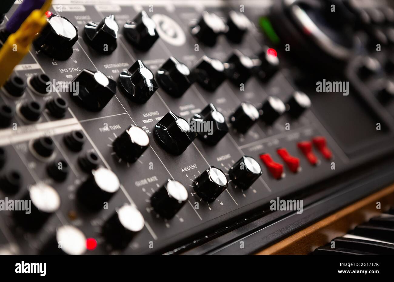Analog synthesizer for electronic musical production. Professional ...