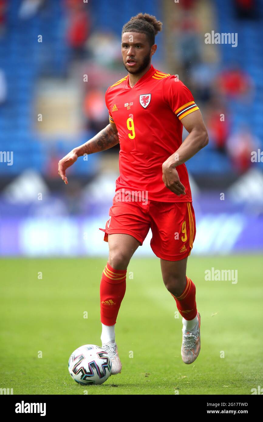 Wales' Tyler Roberts during the international friendly match at Cardiff ...