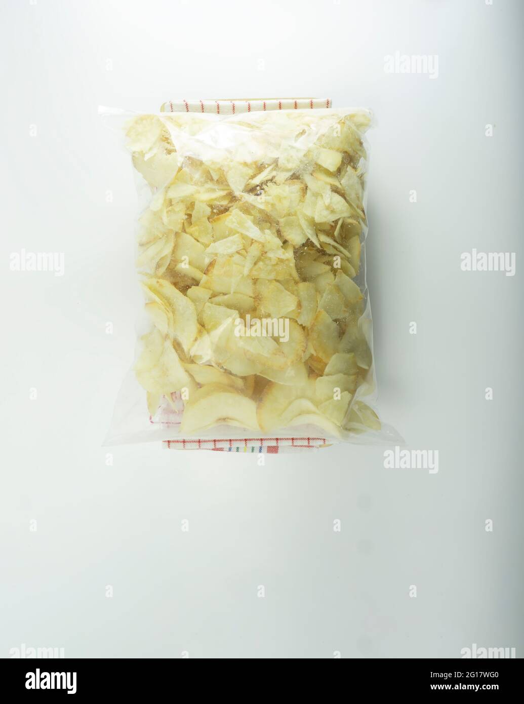 Keripik Singkong or Cassava chips, traditional snacks from Indonesia ...