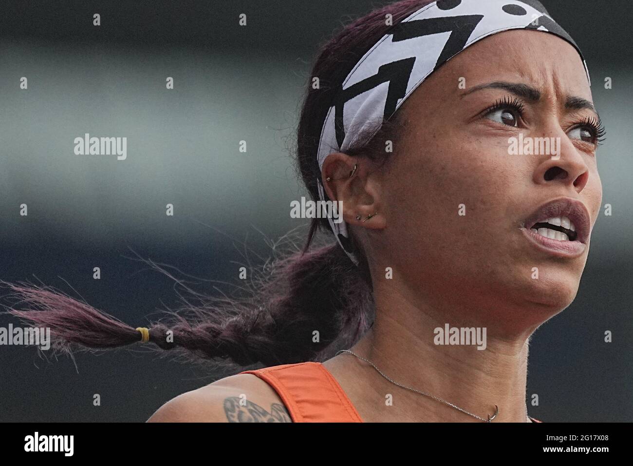 Brunswick, Germany. 05th June, 2021. Athletics: German Championships, Decision, 100m Women ...