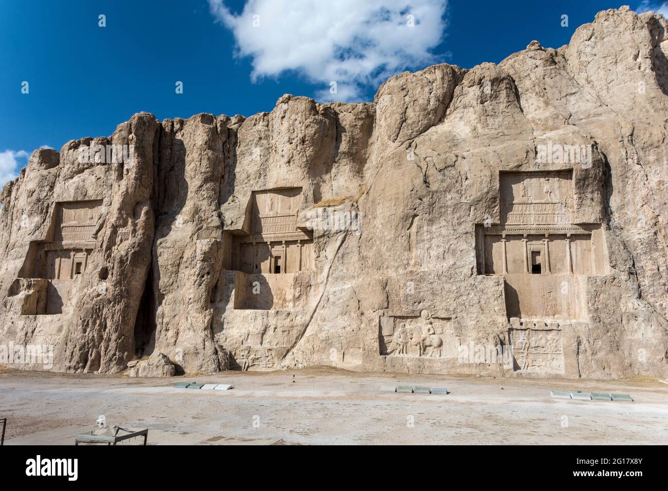 Naqsh-e Rostam,necropolis of the Achaemenid dynasty near Persepolis ...