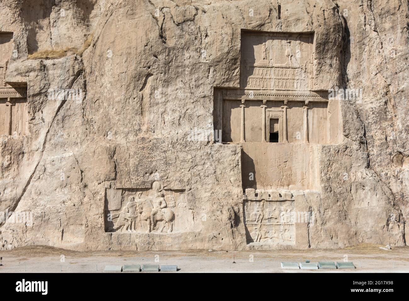 Naqsh-e Rostam,necropolis of the Achaemenid dynasty near Persepolis ...