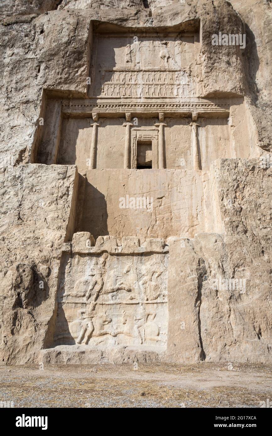 Naqsh-e Rostam,necropolis of the Achaemenid dynasty near Persepolis ...