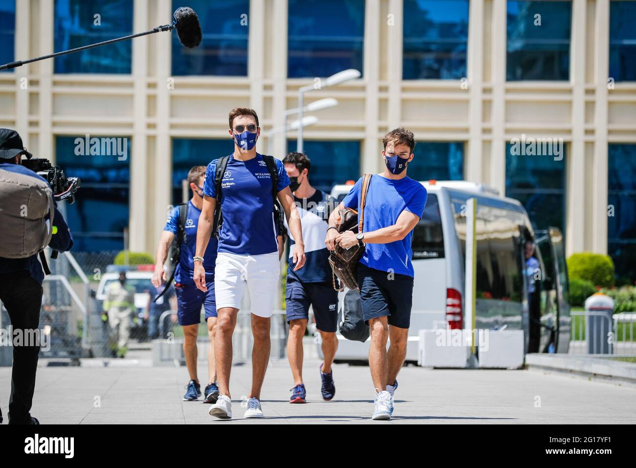RUSSELL George (gbr), Williams Racing F1 FW43B, GASLY Pierre (fra ...