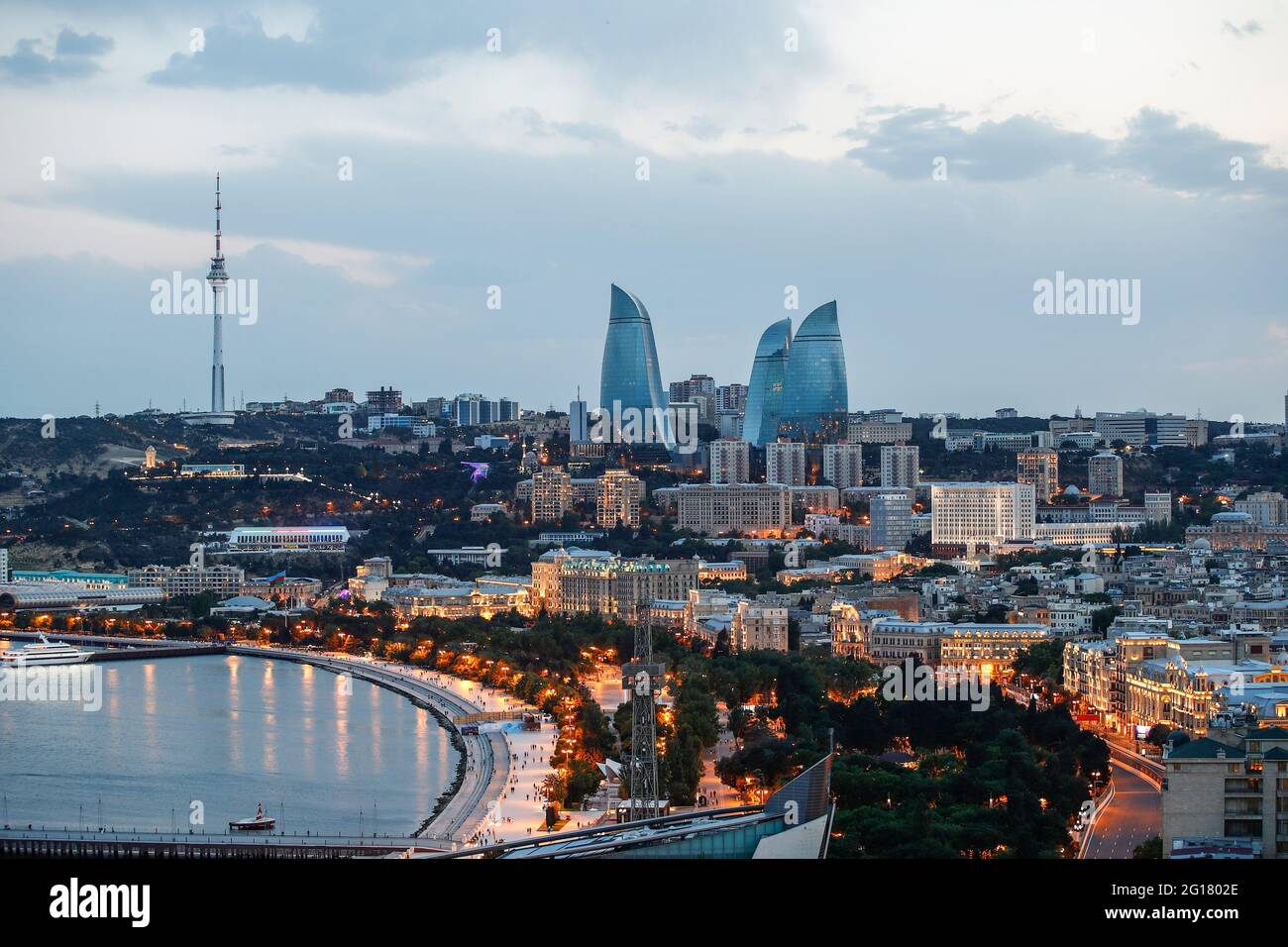 Baku circuit ambiance during the Formula 1 Azerbaijan Grand Prix 2021 ...