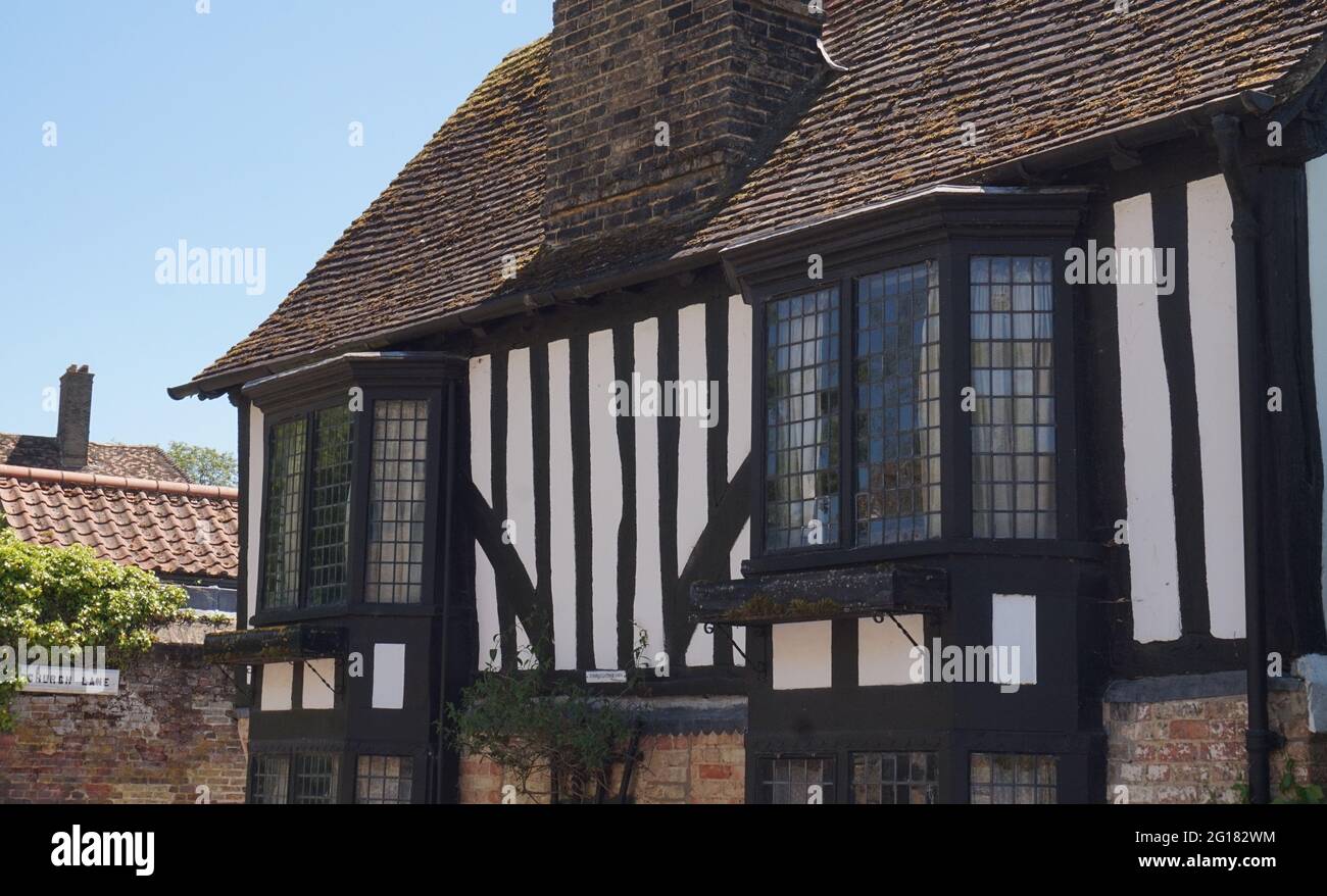 Real Tudor House, Ely, Cambridgeshire, England Stock Photo - Alamy
