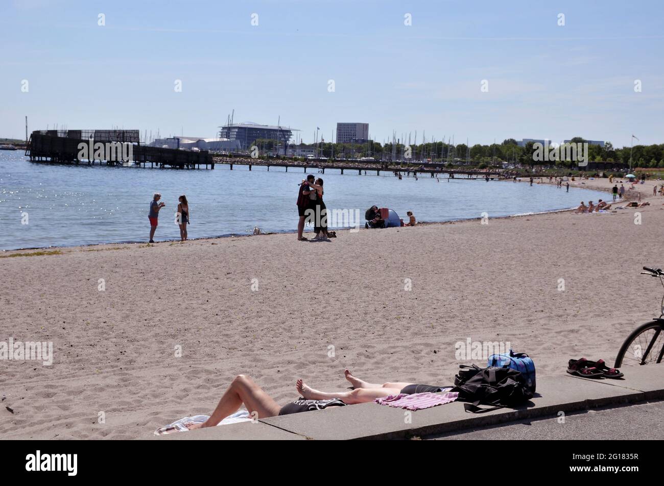 Copenhagen, Denmark. 05 June 2021, Danes enjoy sun shine and summer day ...