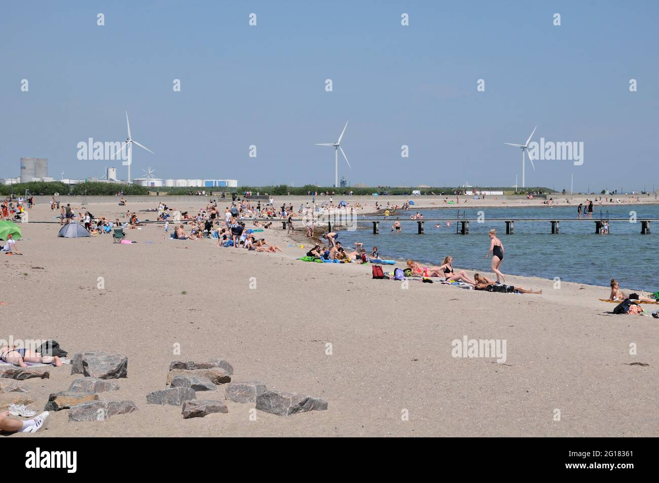 Copenhagen, Denmark. 05 June 2021, Danes enjoy sun shine and summer day ...