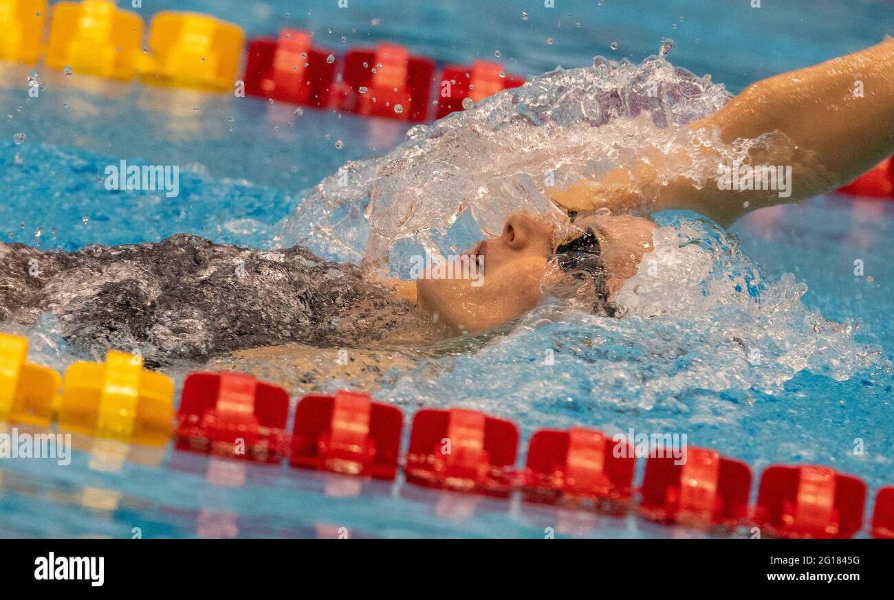 Berlin, Germany. 05th June, 2021. Swimming: German championship ...
