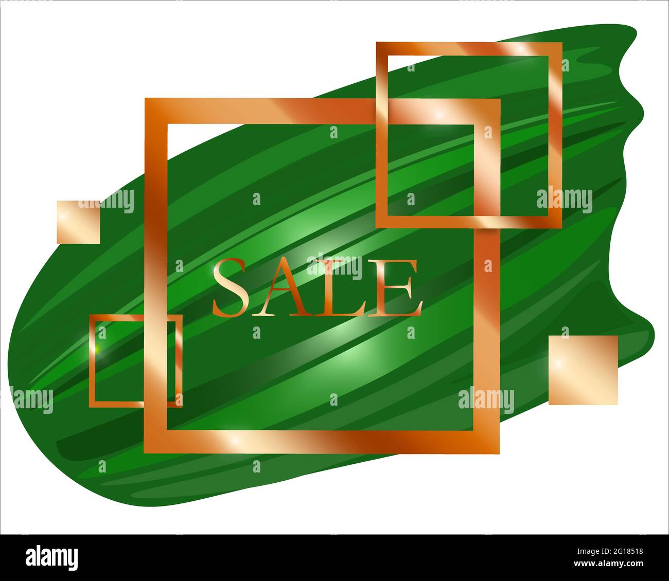 Vector bronze abstract frame for marketing offers Stock Vector Image ...