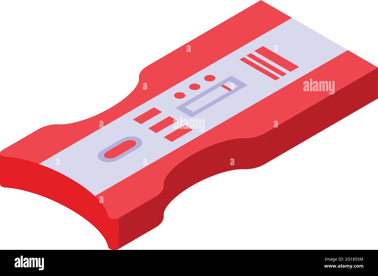 Covid test diagnostic icon. Isometric of Covid test diagnostic vector ...