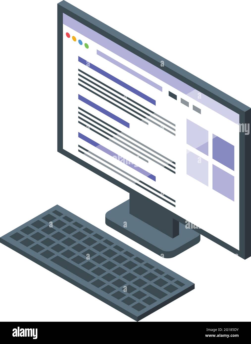 Ranking computer power icon. Isometric of Ranking computer power vector ...