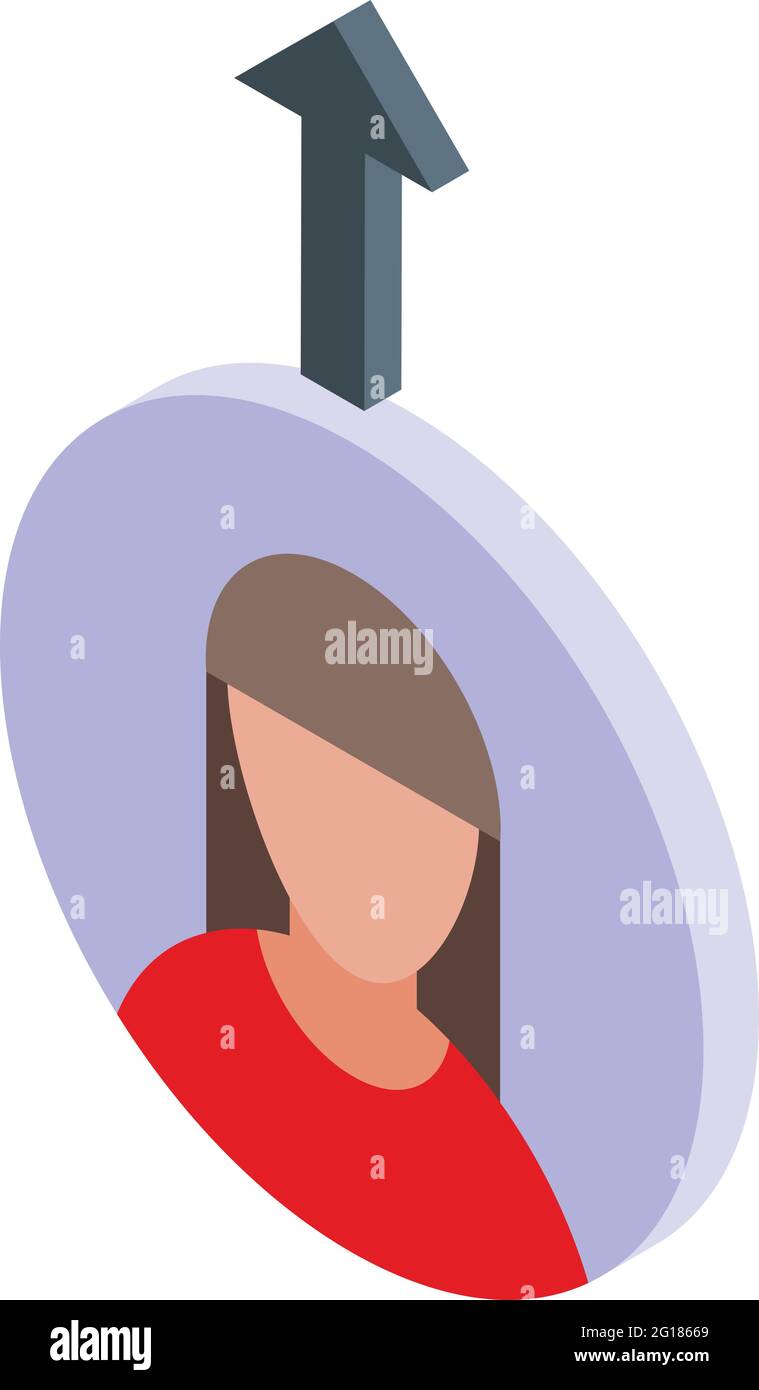 Delete User Avatar Icon Isometric Of Delete User Avatar Vector Icon