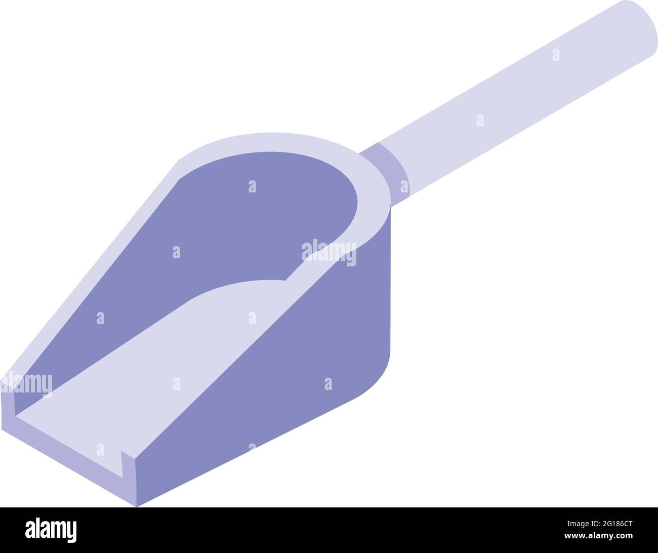 Popcorn maker spoon icon. Isometric of Popcorn maker spoon vector icon ...