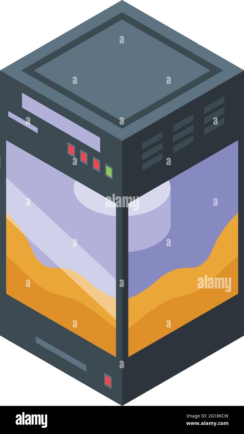 Shop popcorn maker machine icon. Isometric of Shop popcorn maker ...