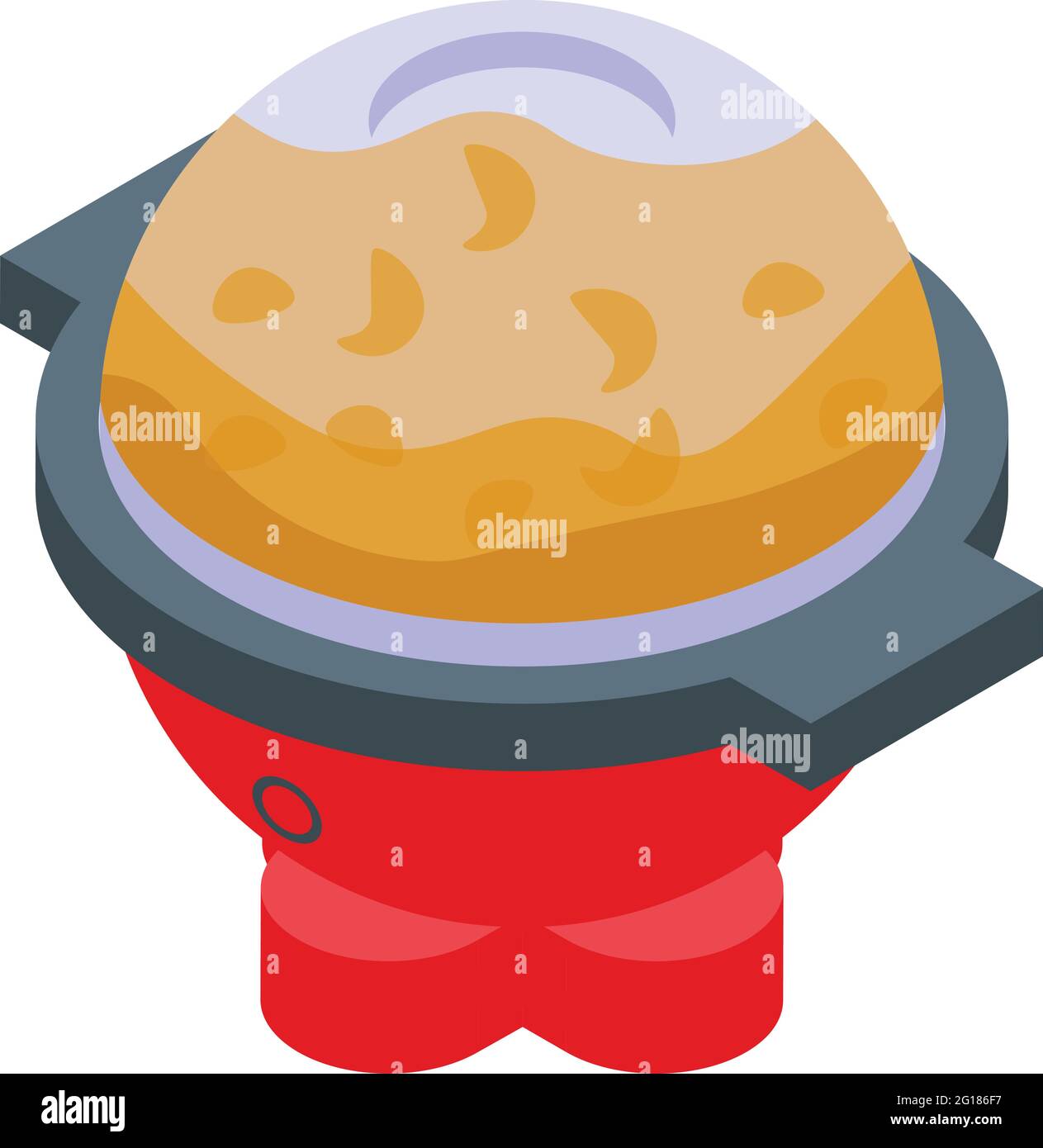 Modern popcorn maker machine icon. Isometric of Modern popcorn maker ...