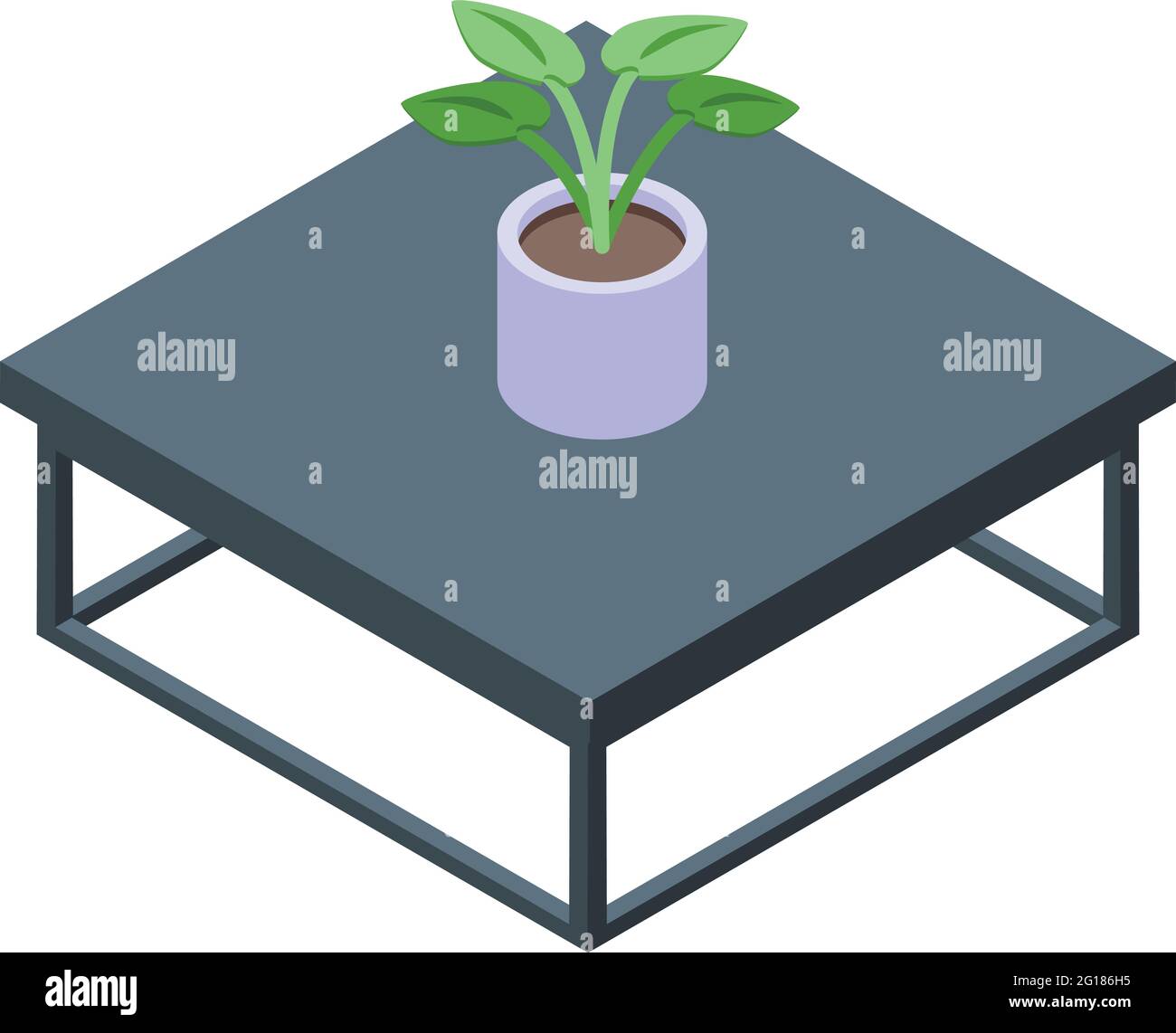 Room table icon. Isometric of Room table vector icon for web design ...