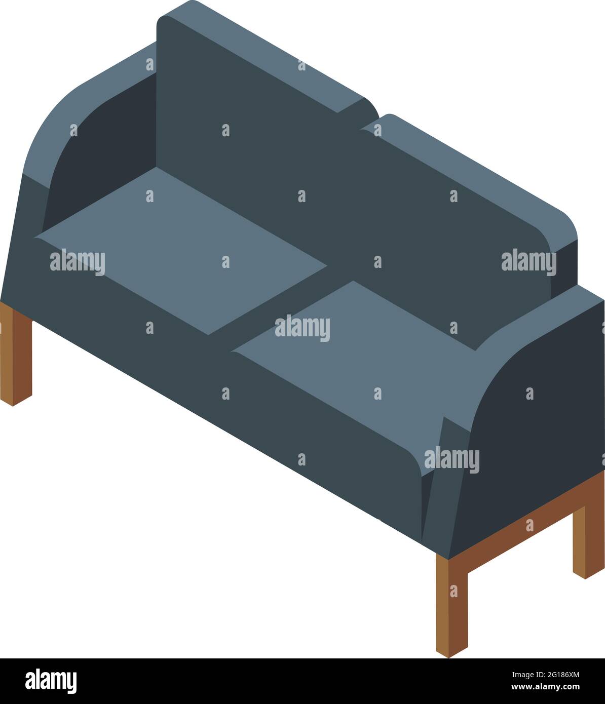 Room sofa icon. Isometric of Room sofa vector icon for web design ...