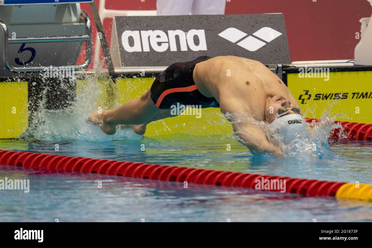 Berlin, Germany. 05th June, 2021. Swimming: German championship ...