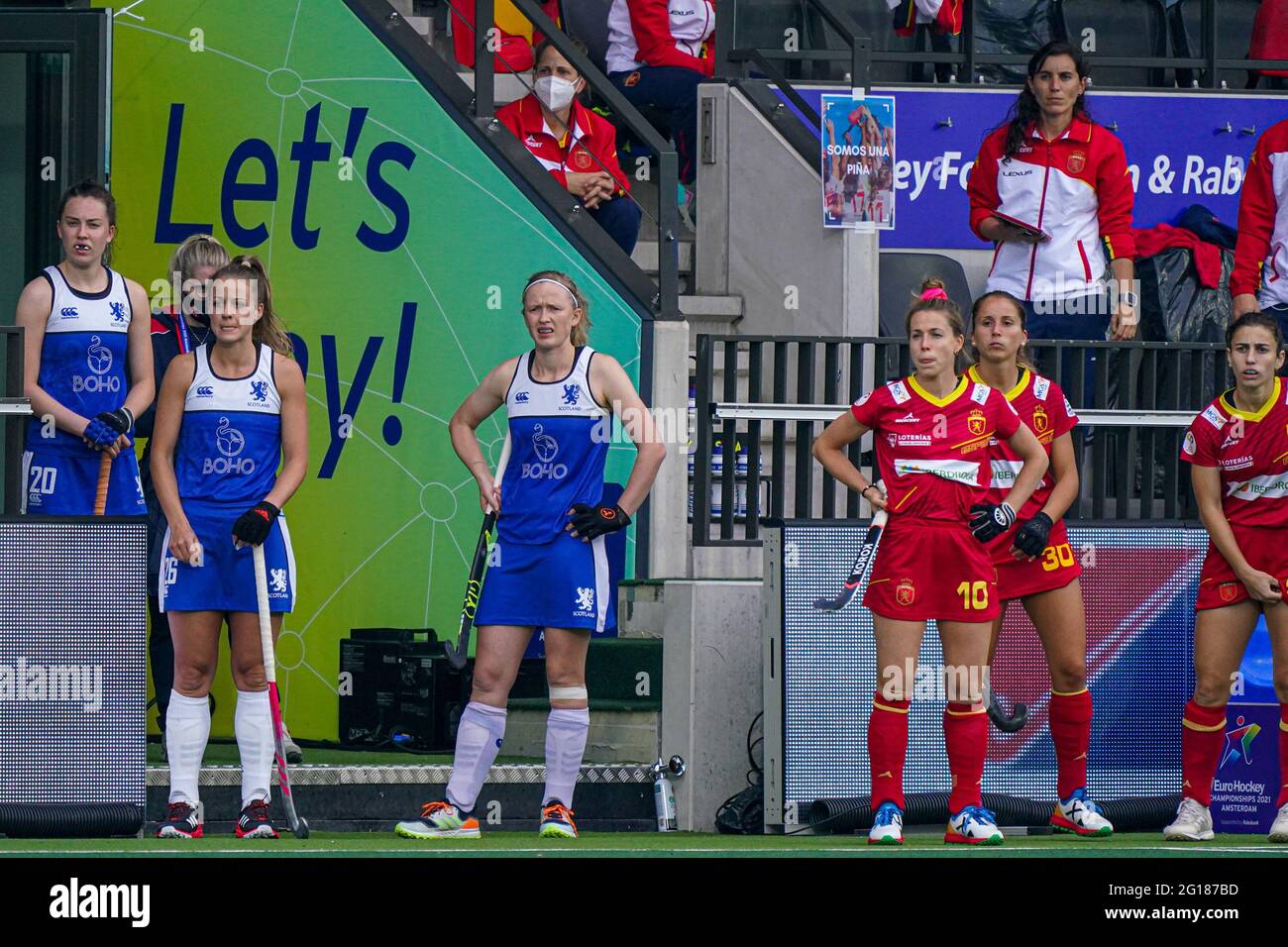 AMSTELVEEN, NETHERLANDS - JUNE 5: Bronwyn Shields of Scotland, Robyn ...