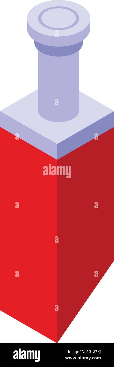 House chimney icon. Isometric of House chimney vector icon for web ...