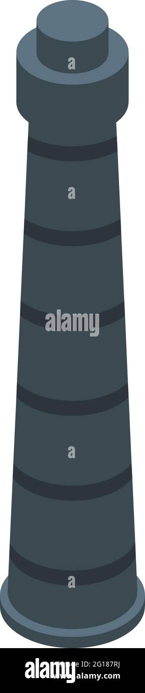 Chimney icon. Isometric of Chimney vector icon for web design isolated ...