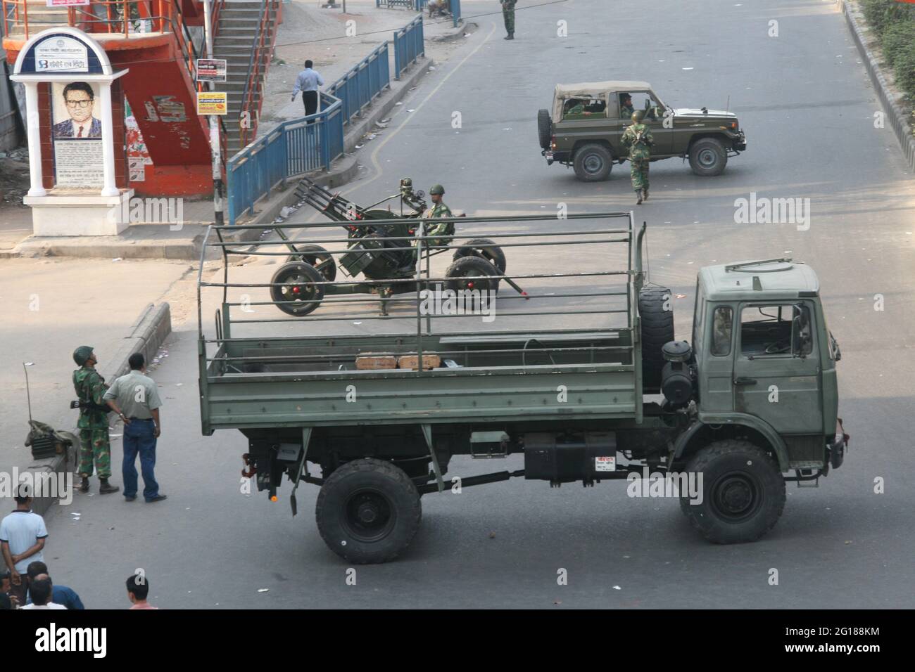 A mutiny by Bangladesh Rifles, BDR, soldiers broke out in their ...