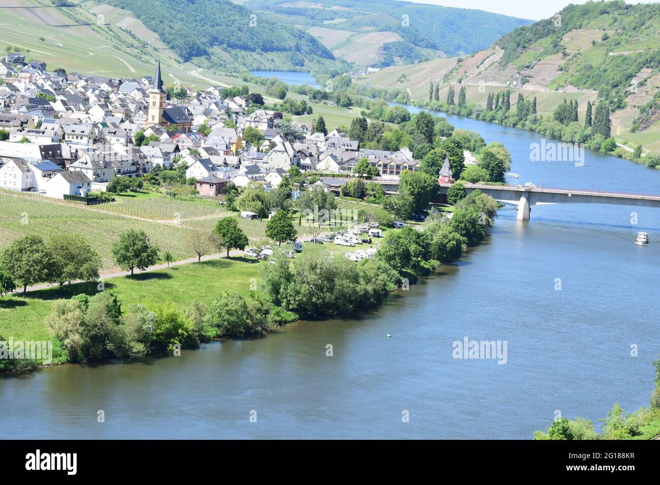 Trittenheim at the Mosel Stock Photo - Alamy