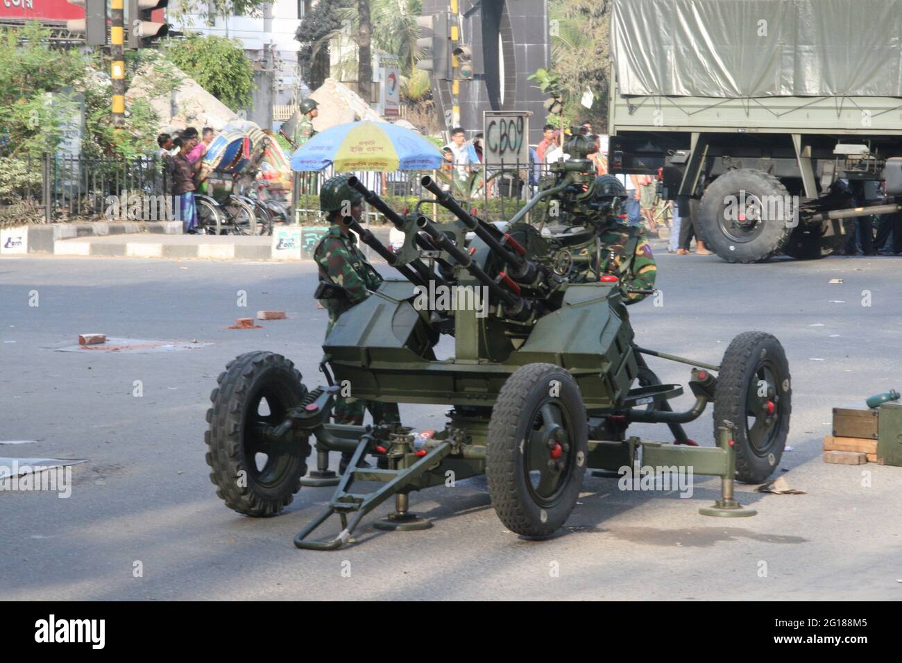 A mutiny by Bangladesh Rifles, BDR, soldiers broke out in their ...