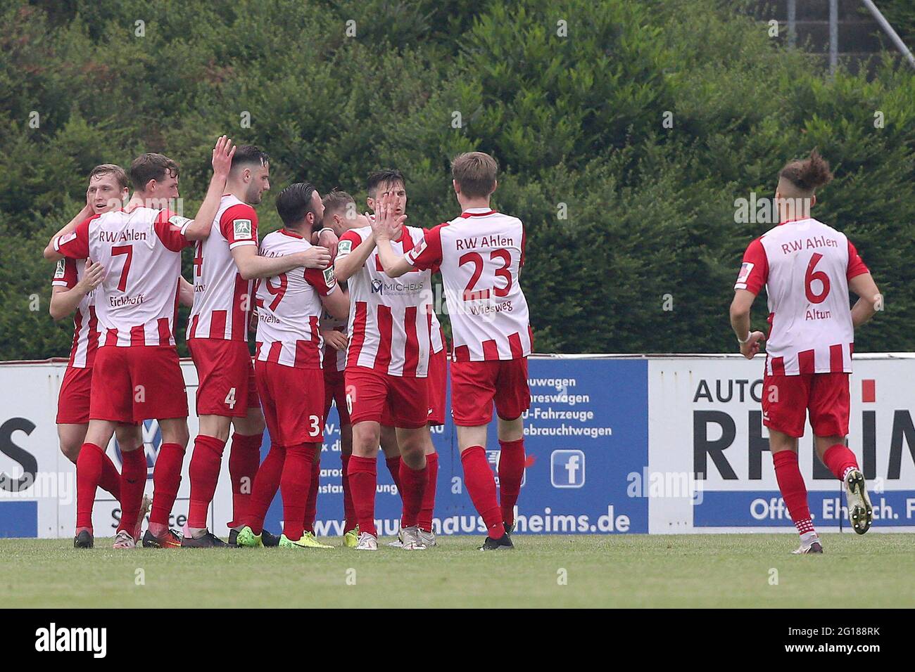 Duisburg, Deutschland. 05th June, 2021. firo: 05.06.2021 Football, Regionalliga West, season ...