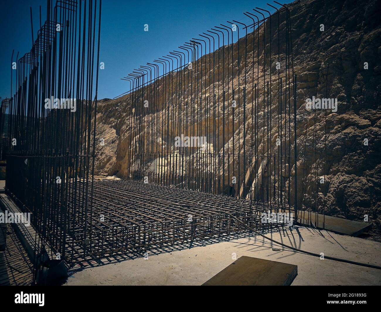 Underground tunnel in open pit under construction Stock Photo - Alamy