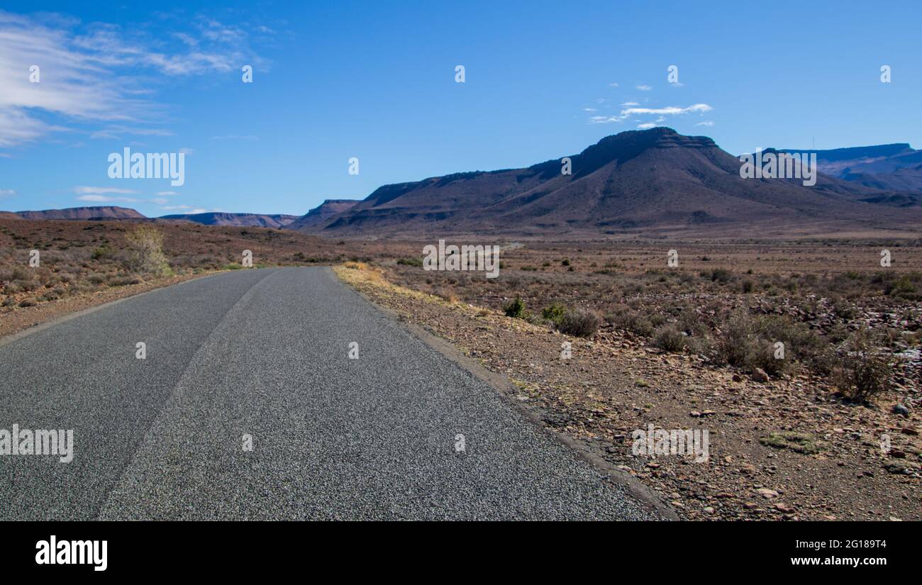 Landscape scene in the Karoo National Park in South Africa Stock Photo ...