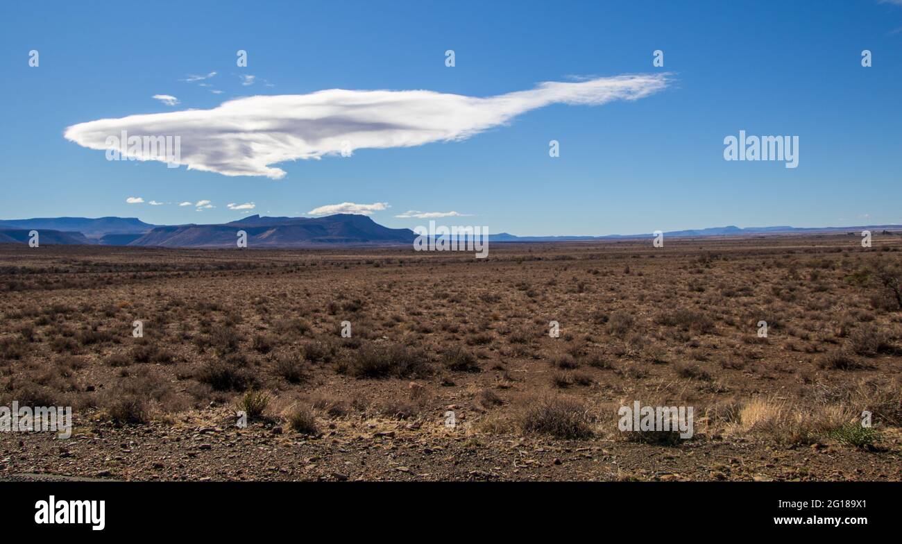 Landscape scene in the Karoo National Park in South Africa Stock Photo ...