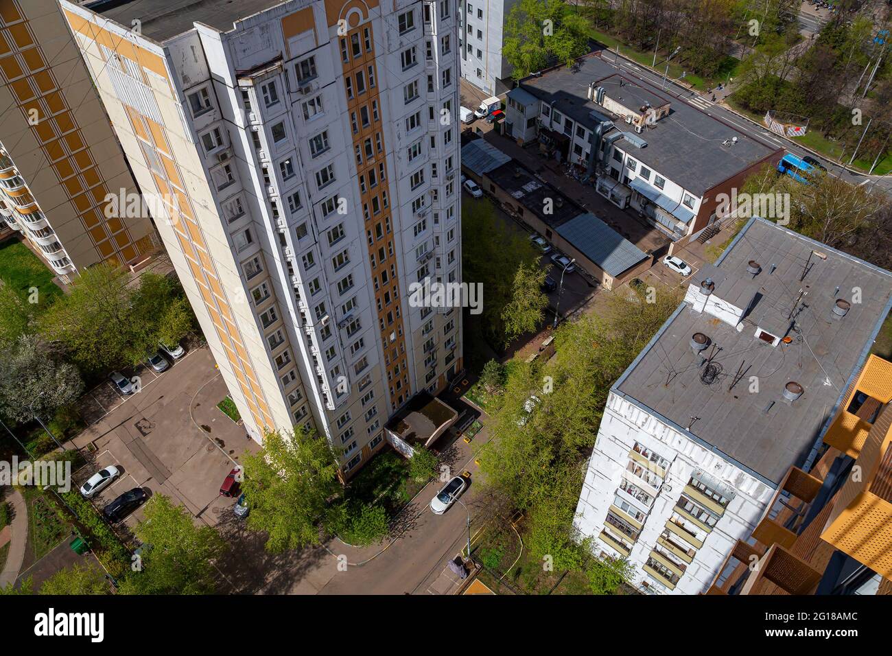 Aerial view of Moscow, Russia Stock Photo - Alamy
