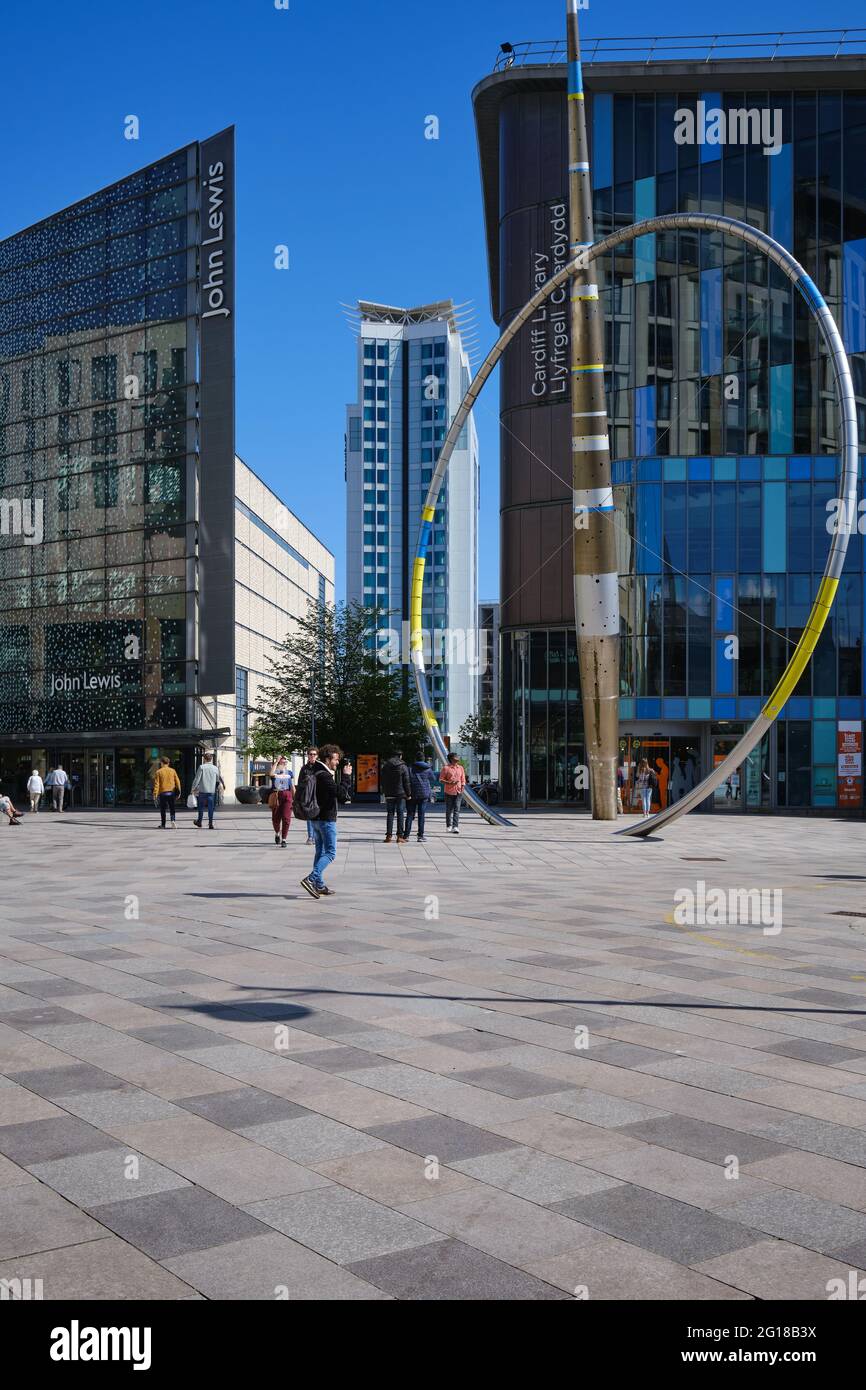 Cardiff City Centre Stock Photo - Alamy