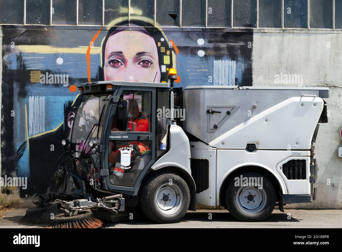 street Art in Redon ,Brittany Stock Photo - Alamy