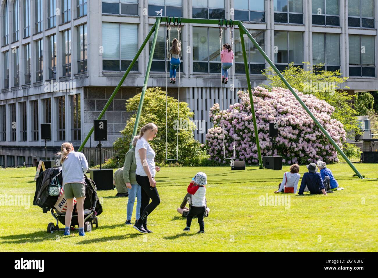 Edinburgh, Scotland. Sat 5 June 2021. All or Nothing Aerial Dance ...